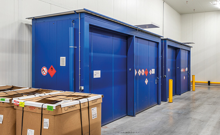 Warehouse adaptation for dangerous goods | Cat Lift Trucks